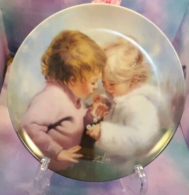 Donald Zolan Collectors Plates "Tiny Treasures" 1988 no box #3802A | eBay