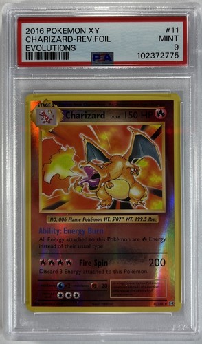 Charizard 11/108 Evolutions Reverse Holo PSA 9 | eBay