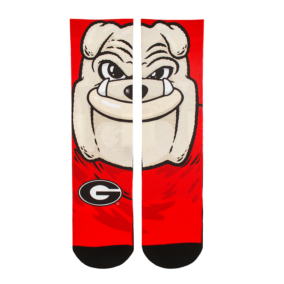 Rock Em Elite GEORGIA BULLDOGS - HAIRY DAWG Licensed Crew Socks | eBay