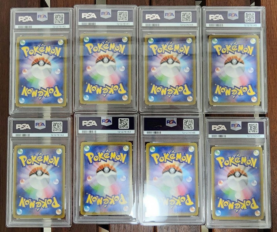 Pikachu V-Union PSA 10 Sequential Serial Numbers 8 Pokémon Card Japan ...