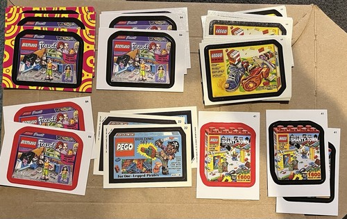 35 LEGO Wacky Packs Packages Cards Pego Bootlego Frauds Trading | eBay.de