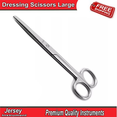 First Aid Dressing Scissors Large Bandage Cutting Surgical Veterinary ...