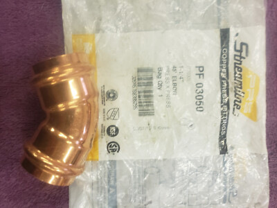 Streamline Viega Copper Pro Press fitting 1-1/4" 45° | eBay