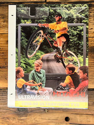 Hitachi 1998 -89 Ultravision TV 5 pg Dealer Brochure *Original* | eBay