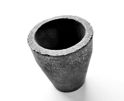 Crucible Clay Graphite Capacity 400 Gram #00 - Melt Gold Silver Made in ...