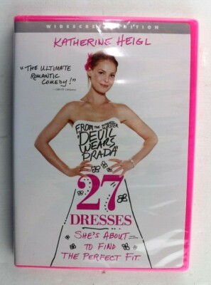 27 Dresses (DVD, 2008, Widescreen) Katherine Heigl Brand New Sealed ...