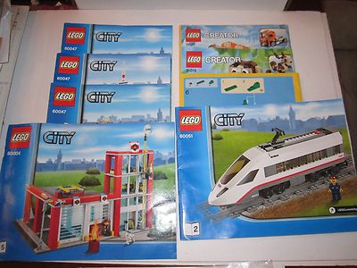 LOT OF 46 LEGO INSTRUCTION MANUALS - IN THE BINDER - SEE PICS | eBay
