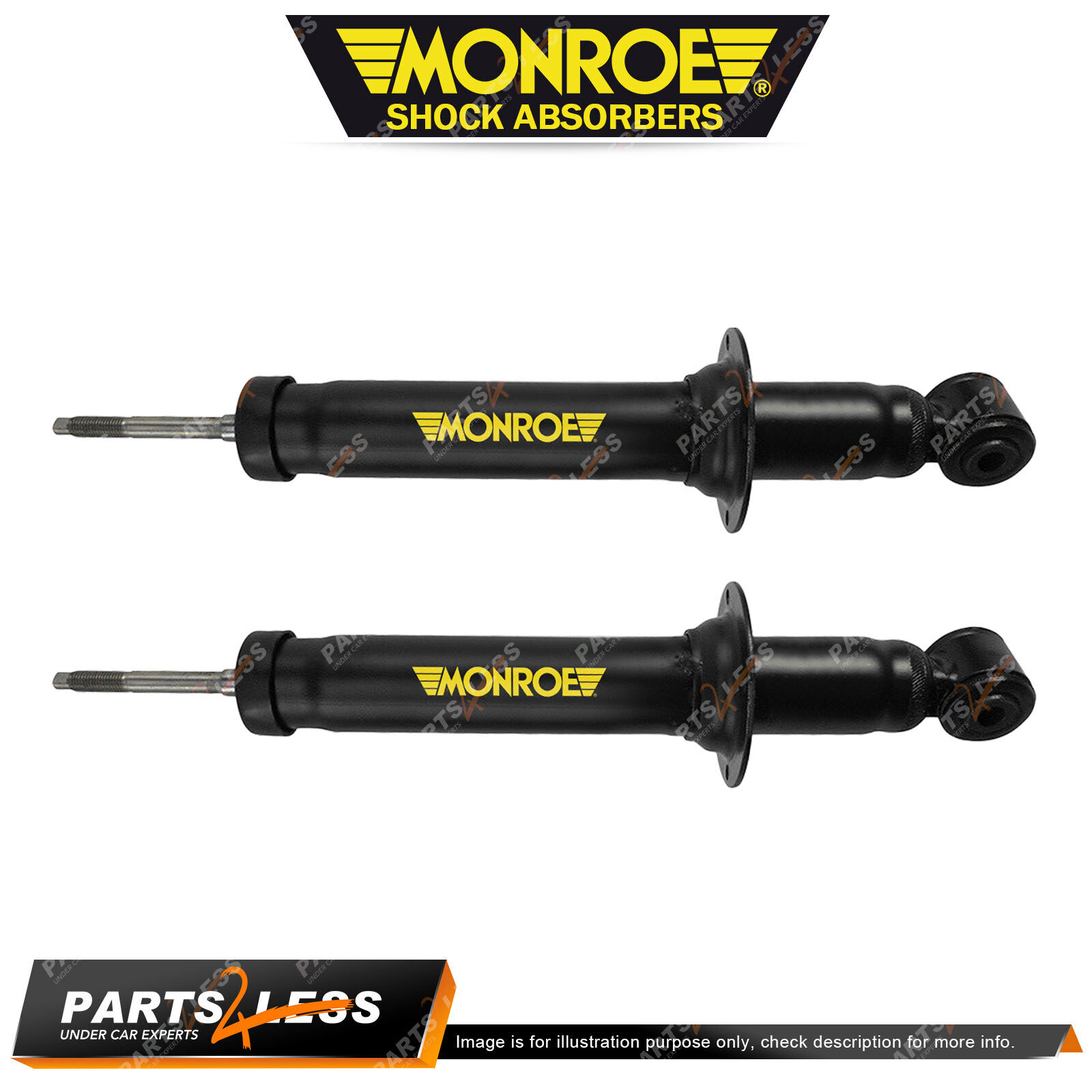 Pair Rear Monroe Original Shock Absorbers 34-0245 Brand New Premium ...