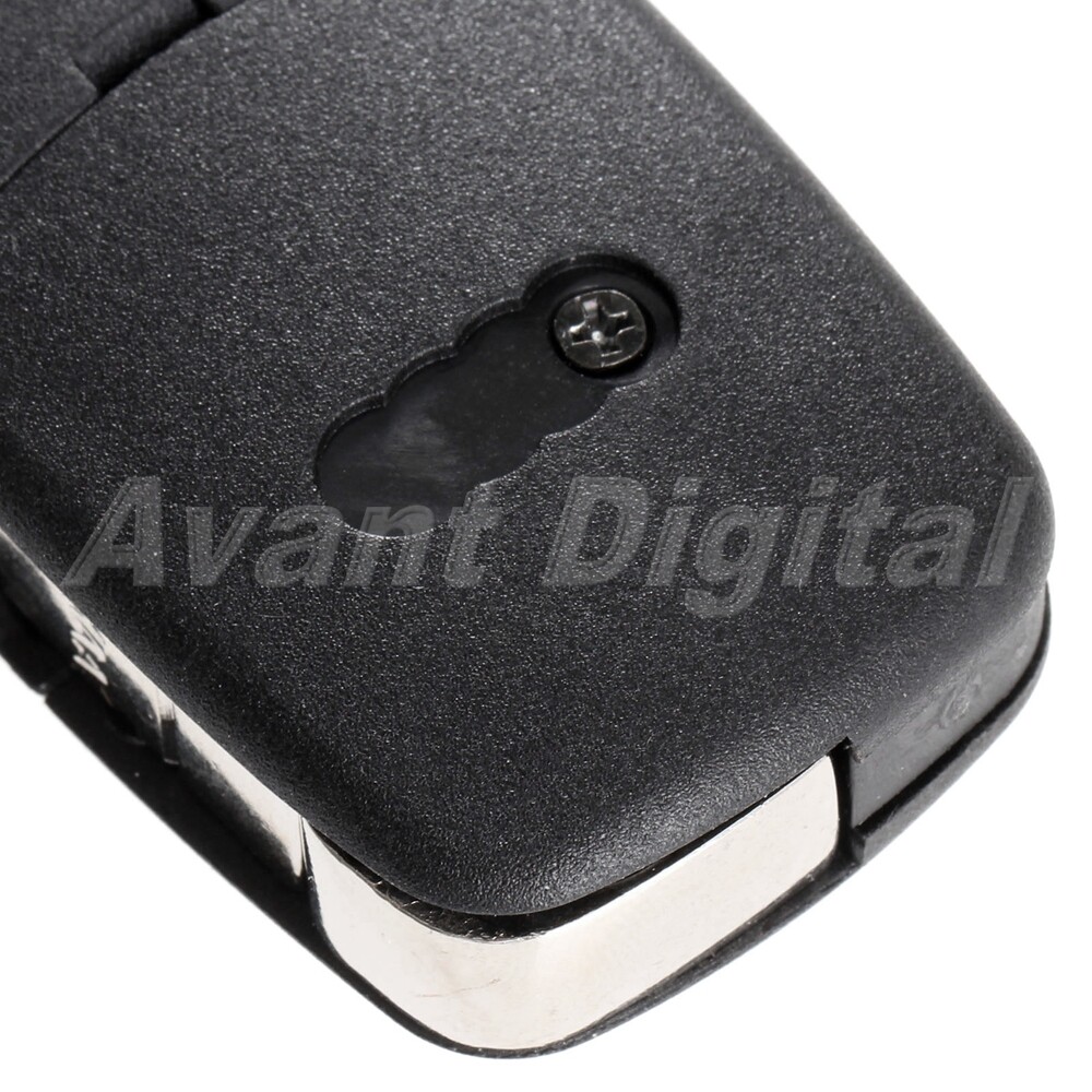 Black 3 Button Flip Remote Key Fob Blade Case Shell For TT A2 A3 A4 A6 ...