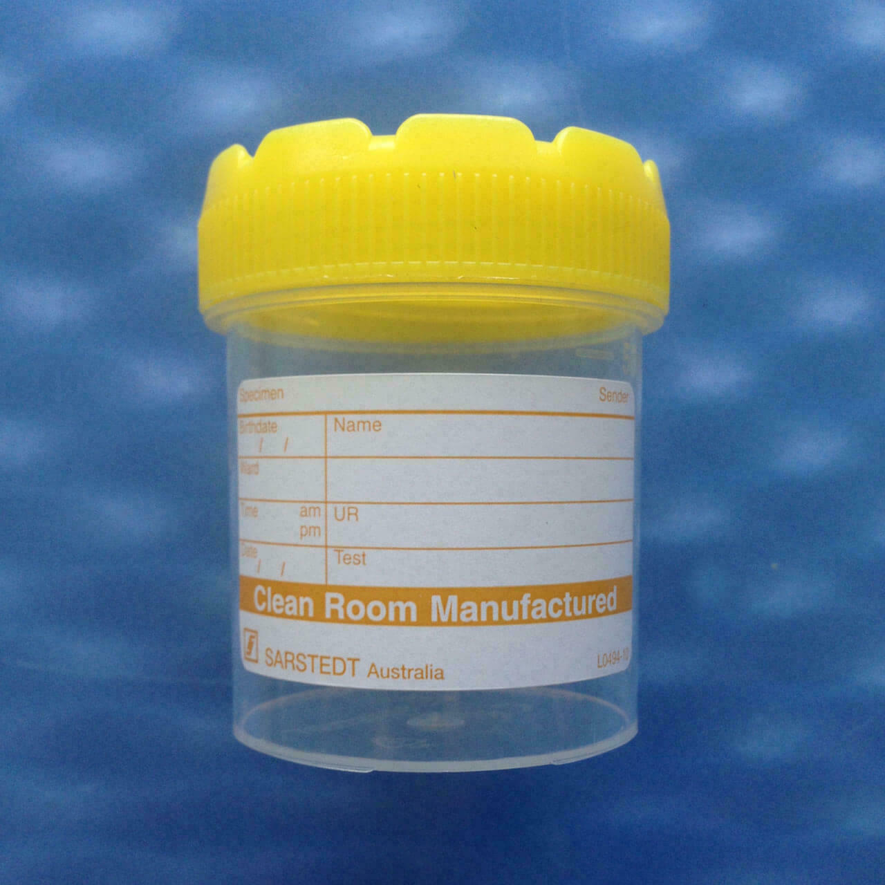 Plastic Specimen Containers, Urine jar bottle with label 70 ml, Pkt of ...
