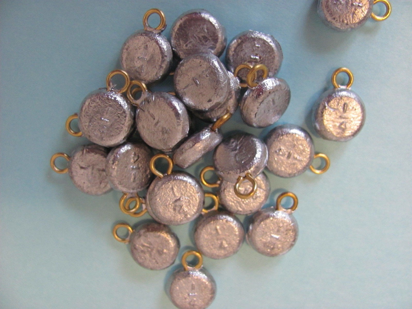 20 - DISC SINKERS ... 1/4 oz. ... Ships for FREE!!! | eBay