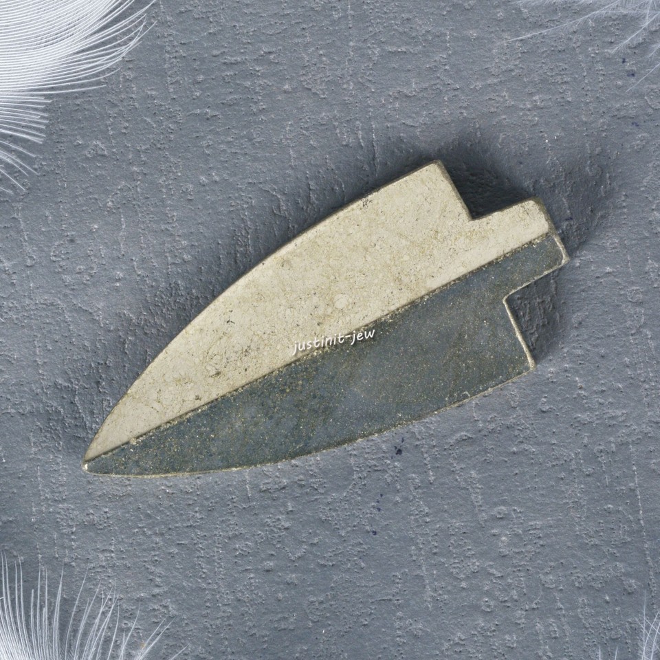 52mm Peruvian Pyrite Arrowhead Spearhead Carving Healing Stone Jewelry ...