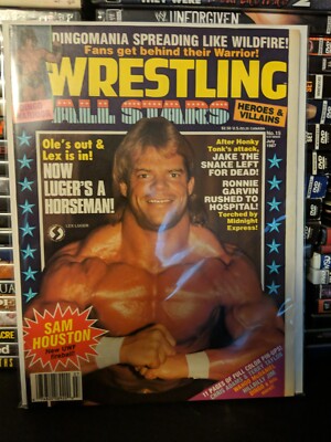 Wrestling All Stars Magazine No 15 July 1987 Lex Luger Dingo Warrior ...