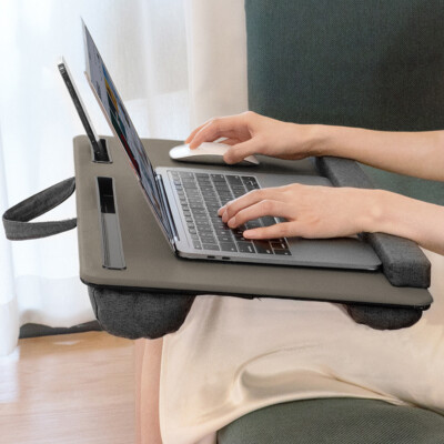 Portable Knee Laptop Cushion Lap Tray Computer Desk Reading Table ...