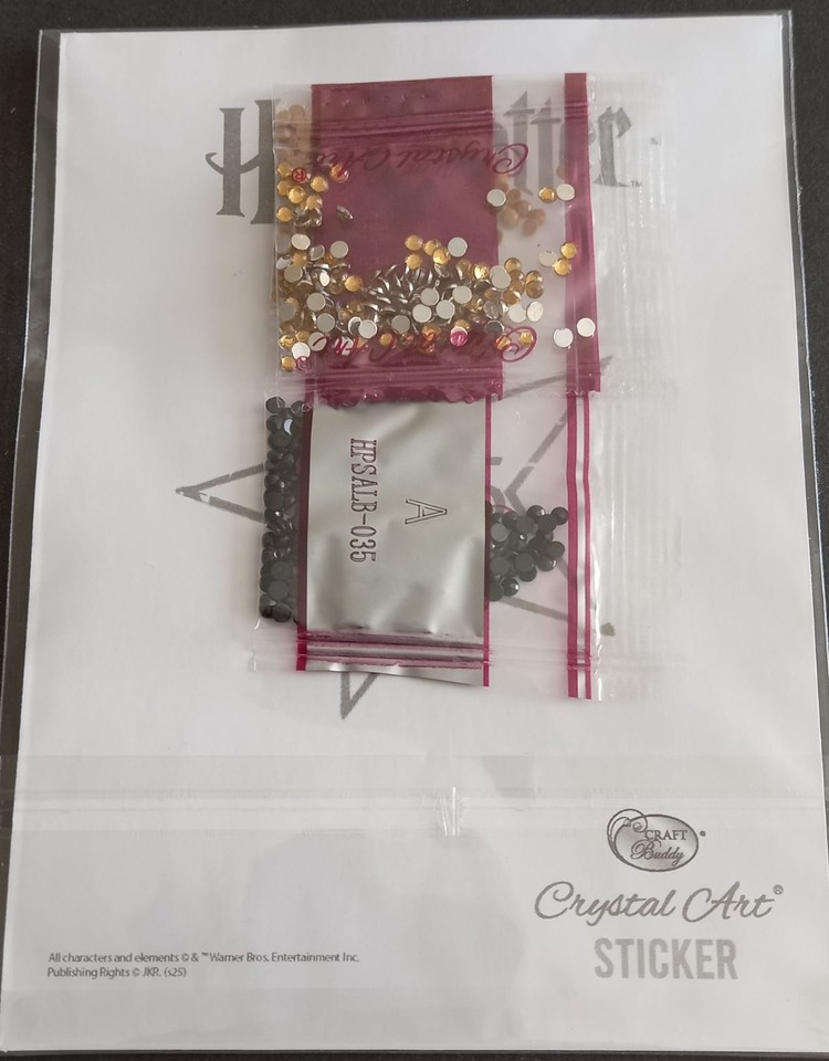 Harry Potter Crystal Art Stickers Craft Buddy Diamond 035 Firebolt ...