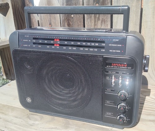 NICE Working Vintage Portable GE Superadio SR III Super Radio 7-2887A ...