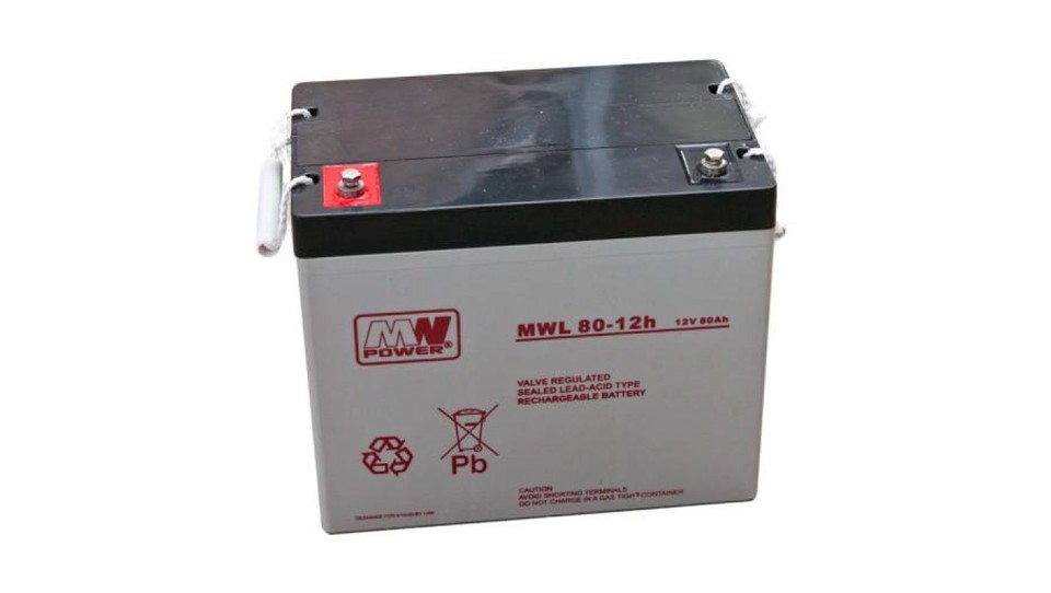 MW Power Akumulator 12V MWL 80Ah żywotność: 10-12 lat śruba M6 | eBay
