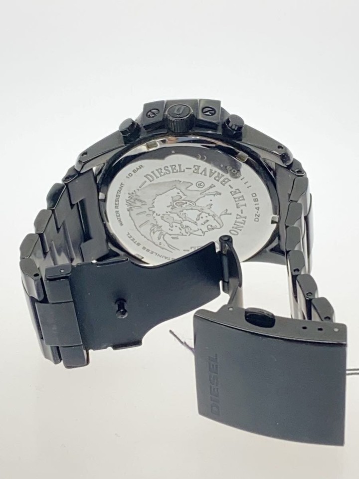 DIESEL DZ-4180 Quartz Analog Oversized Black Watch Near Mint JAPAN | eBay