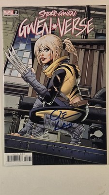 Spider-Gwen: GwenVerse #3 Signed GREG LAND 2022 Marvel Comics w/COA | eBay