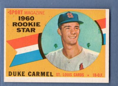 1960 Topps #120 Duke Carmel EX-MT GO240A | eBay