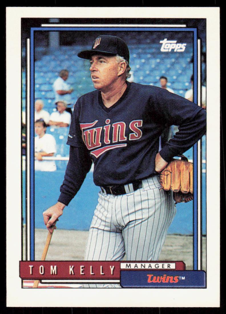 1992 Topps 459 Tom Kelly Minnesota Twins | eBay