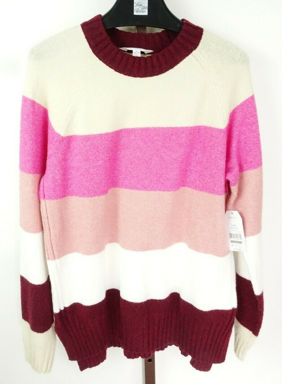 Time and Tru Womens Ladies Lot 2 Long Sleeve Pullover Sweaters Size ...