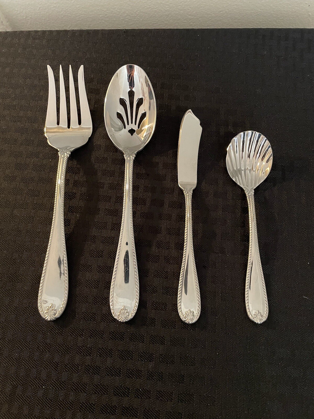 Lenox 18/10 TUDOR BEAD-AUGUSTA Stainless Serving Utensils Lot Of 4 | eBay
