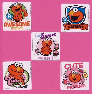 10 Elmo Patient - Large Stickers - Rewards - Sesame Street | eBay