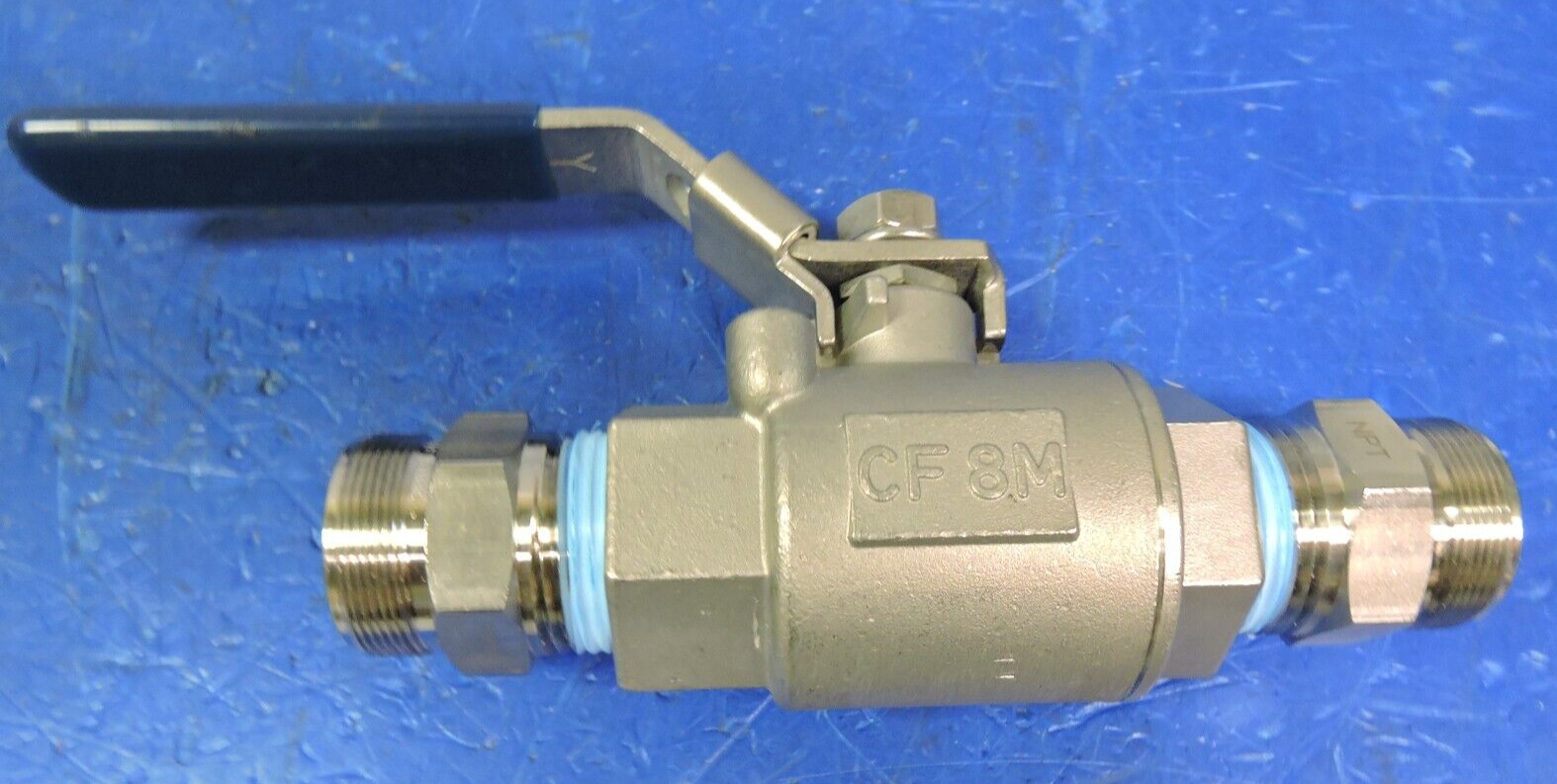 NEW Nibco 1" Ball Valve T585S6R66 Stainless Manual CF8M 1000 WOG NACE ...