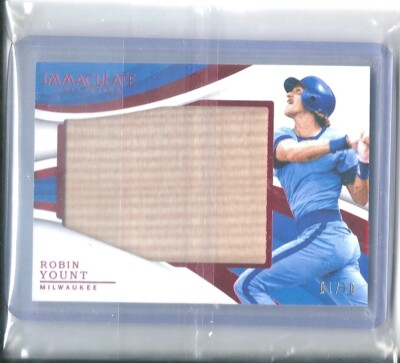 2018 Panini Immaculate Collection - Robin Yount - Jumbo Bat (#JB-RY) (1 ...
