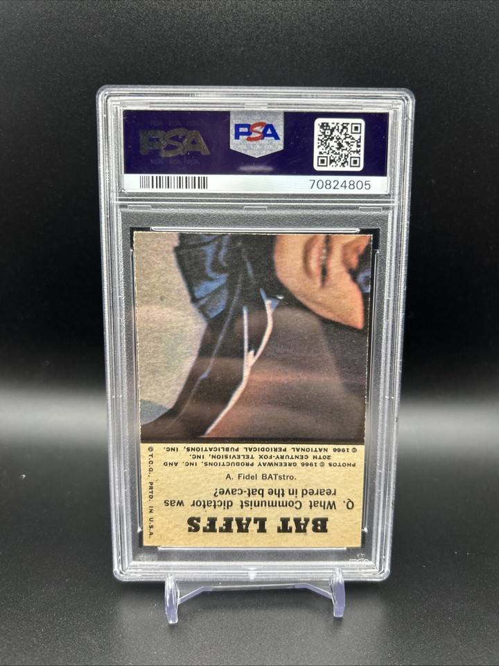 1966 Topps Batman Color Bat Laffs Card # 54 THE PENGUIN, RIDDLER, JOKER ...