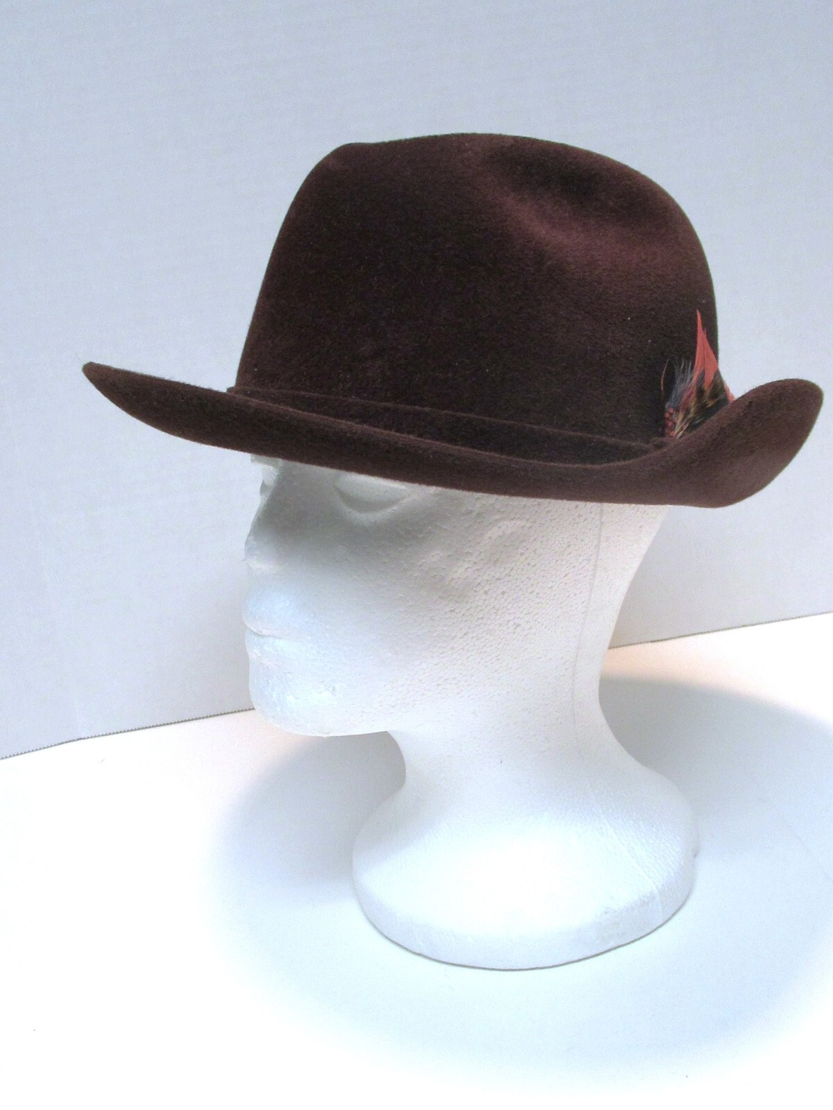 VINTAGE HUCKEL GENUINE VELOUR SIMA FEDORA SIZE LARGE … - Gem