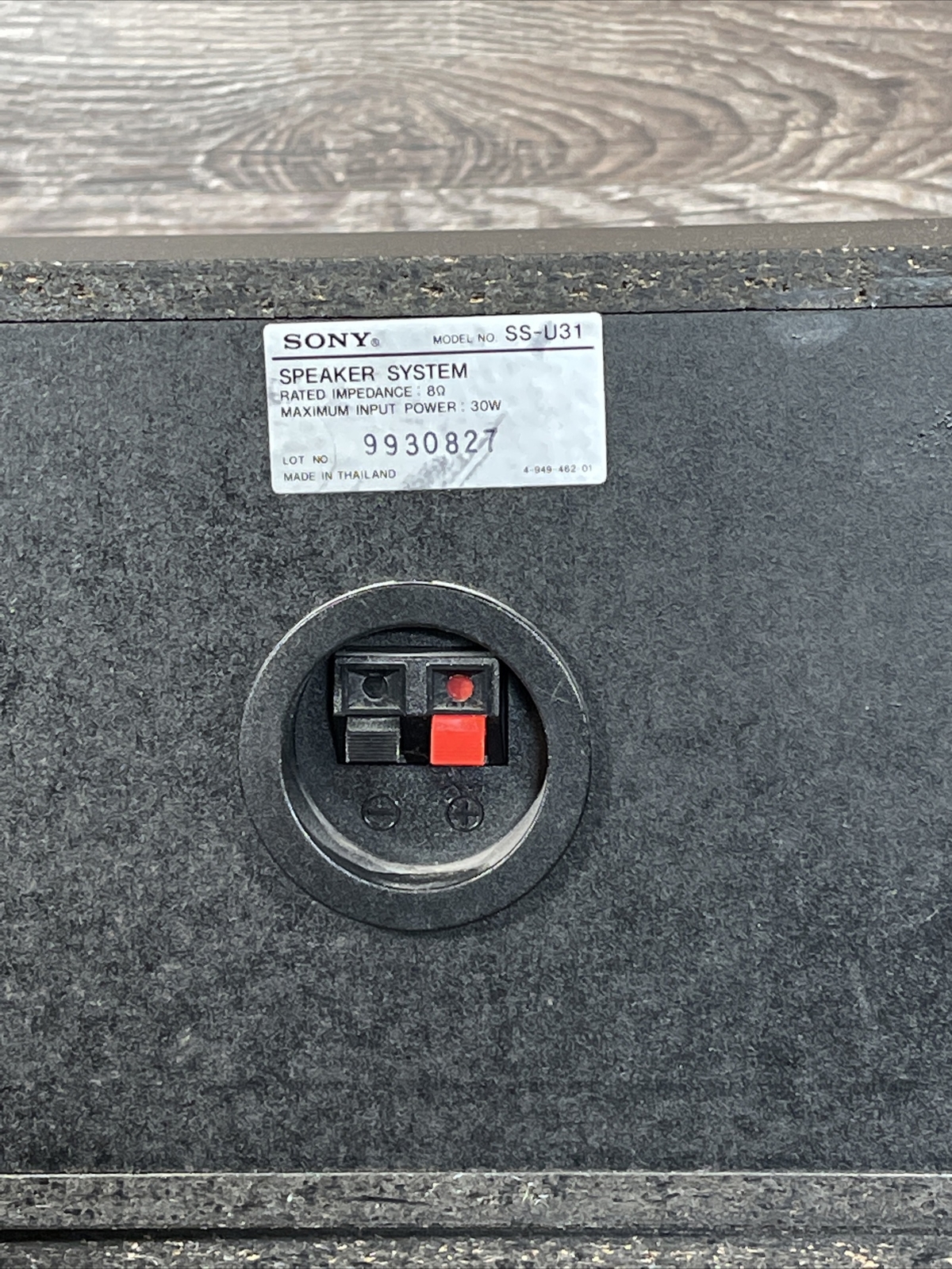Sony Surround Sound SS Cr62 Speaker System Cn62 Ss-u31 X 2 Japan ...