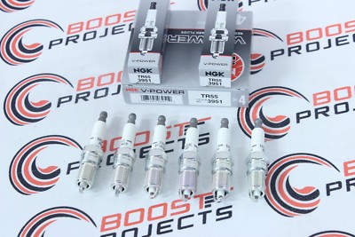 NGK G-Power Spark Plug Hex Size 5/8'' Thread Size 14mm 3951 TR55 (Set ...