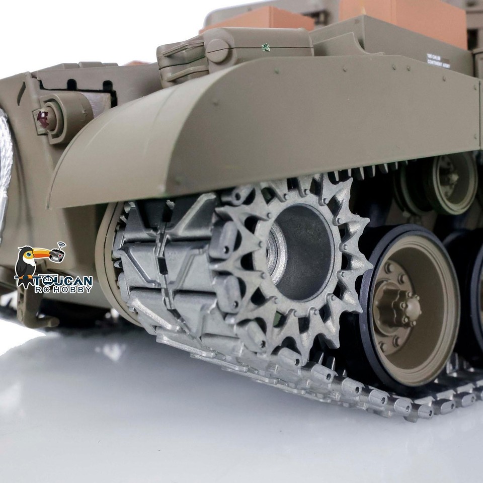 1/16 Henglong 7.0 USA M26 Pershing RTR RC Tank Metal Track 3838 W ...