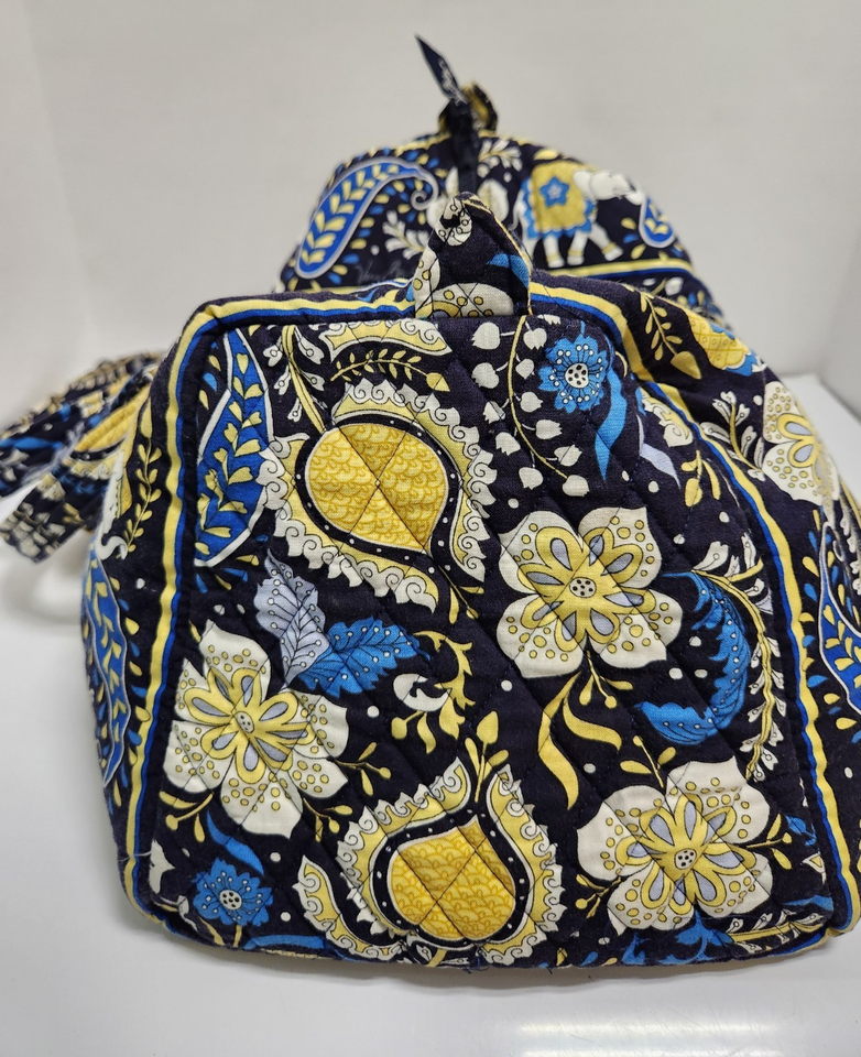 Vera Bradley Ellie Blue Duffle Travel Shoulder Bag and Ellie Blue ...