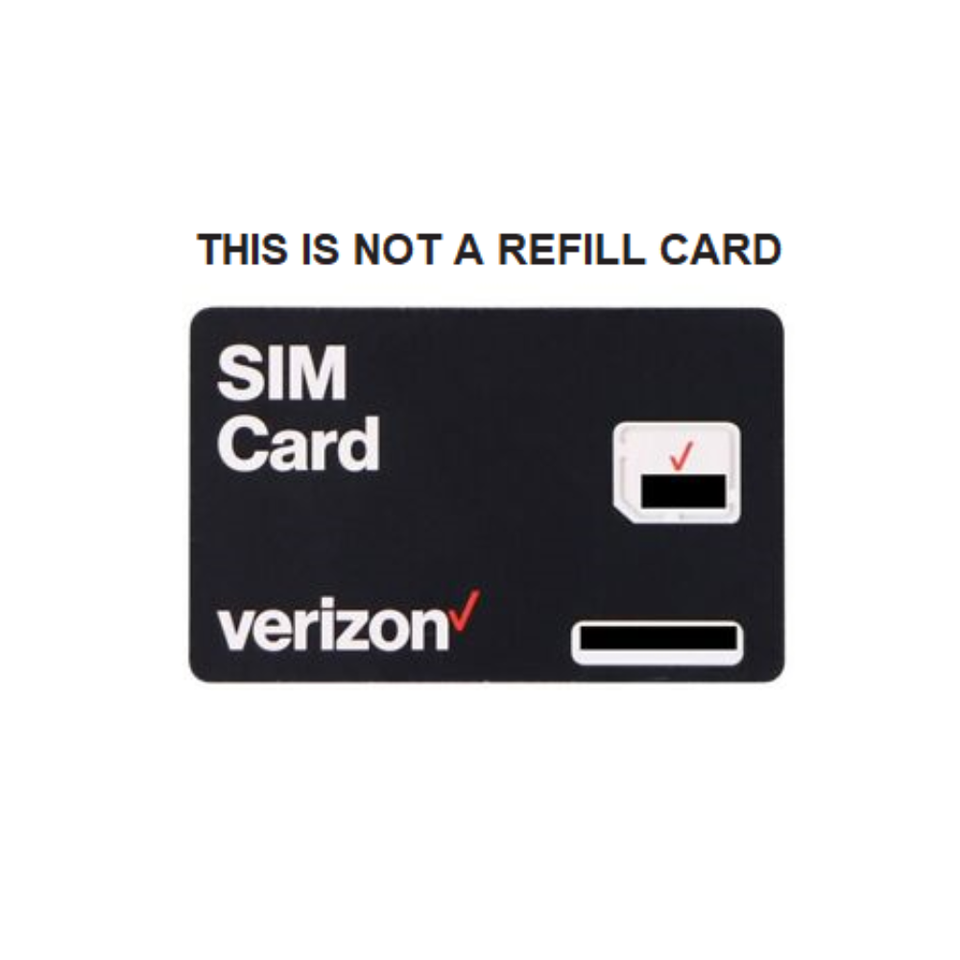Verizon Prepaid $60/Mo. Unlimited SIM Card 5G Data Plan 25GB Hotspot ...