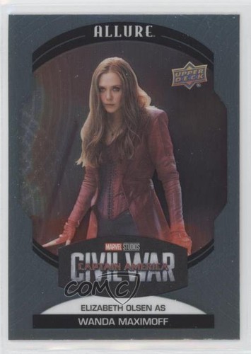 2022 Upper Deck Marvel Allure Steel Elizabeth Olsen as Wanda Maximoff ...