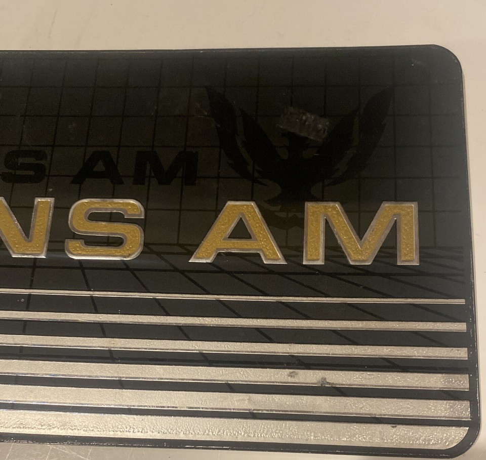 Vintage Black And Gold Trans Am Vanity License Plate | eBay