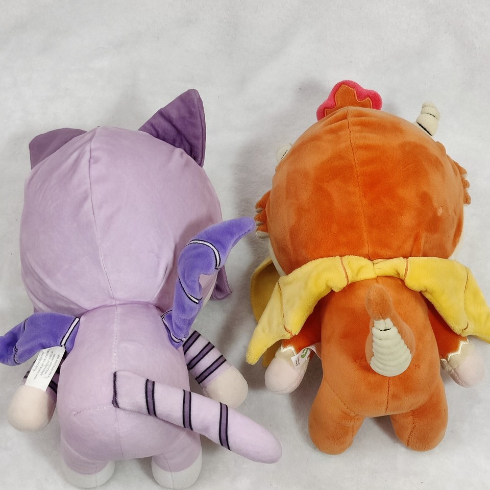 inquisitor master plush Purple Bat Cat Orange Dragon Animated stuffed ...