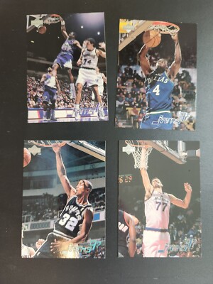 97 Upper Deck 97 Jams Card Lot Featuring Karl Malone & Michael Finley ...