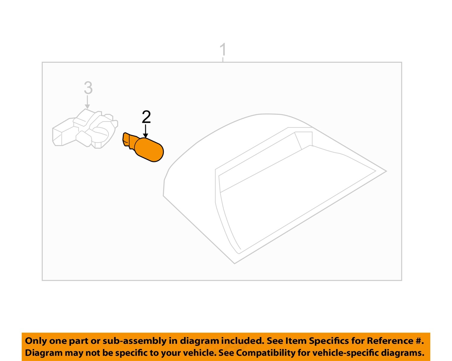 Nissan 262618991B Genuine OEM Exterior Bulbs for sale online | eBay