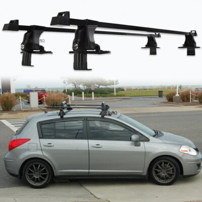 54" Car Top Roof Rack Cross Bar Luggage Cargo Carrier w/ Lock For ...