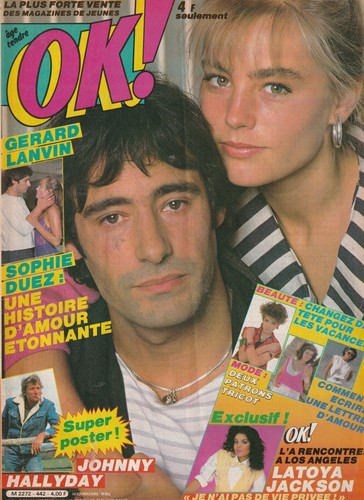 GERARD LANVIN MARILYN MONROE JEAN LUC LAHAYE JACQUES GOLDMAN HERVE ...