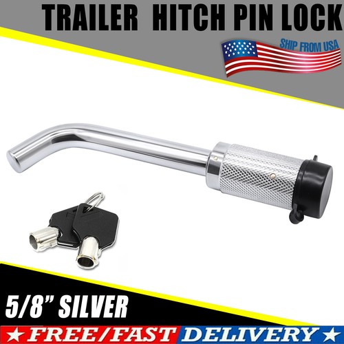 5/ 8 " in Hitch Pin Lock 2 Keys RV Truck Trailer Tow Bar Receiver ...
