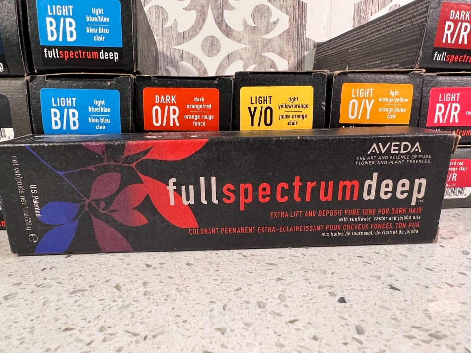 Aveda Full Spectrum Deep Permanent Pure Tone Hair Color 1 fl oz CHOOSE ...
