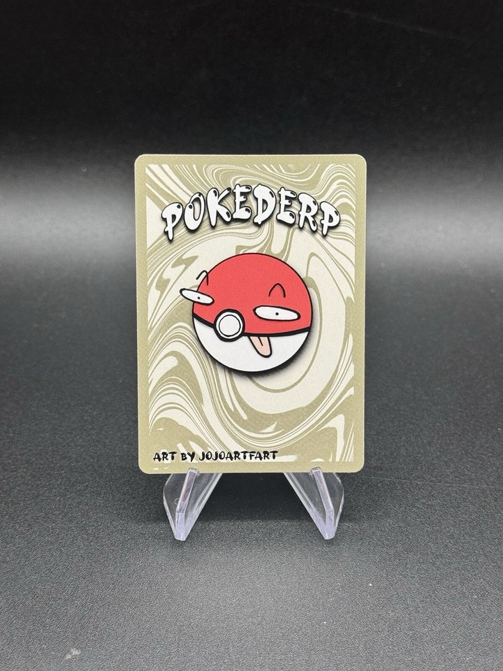 1st Edition Pokederp Onion Bulbasaur 7/25 Second Print Custom Derpy ...