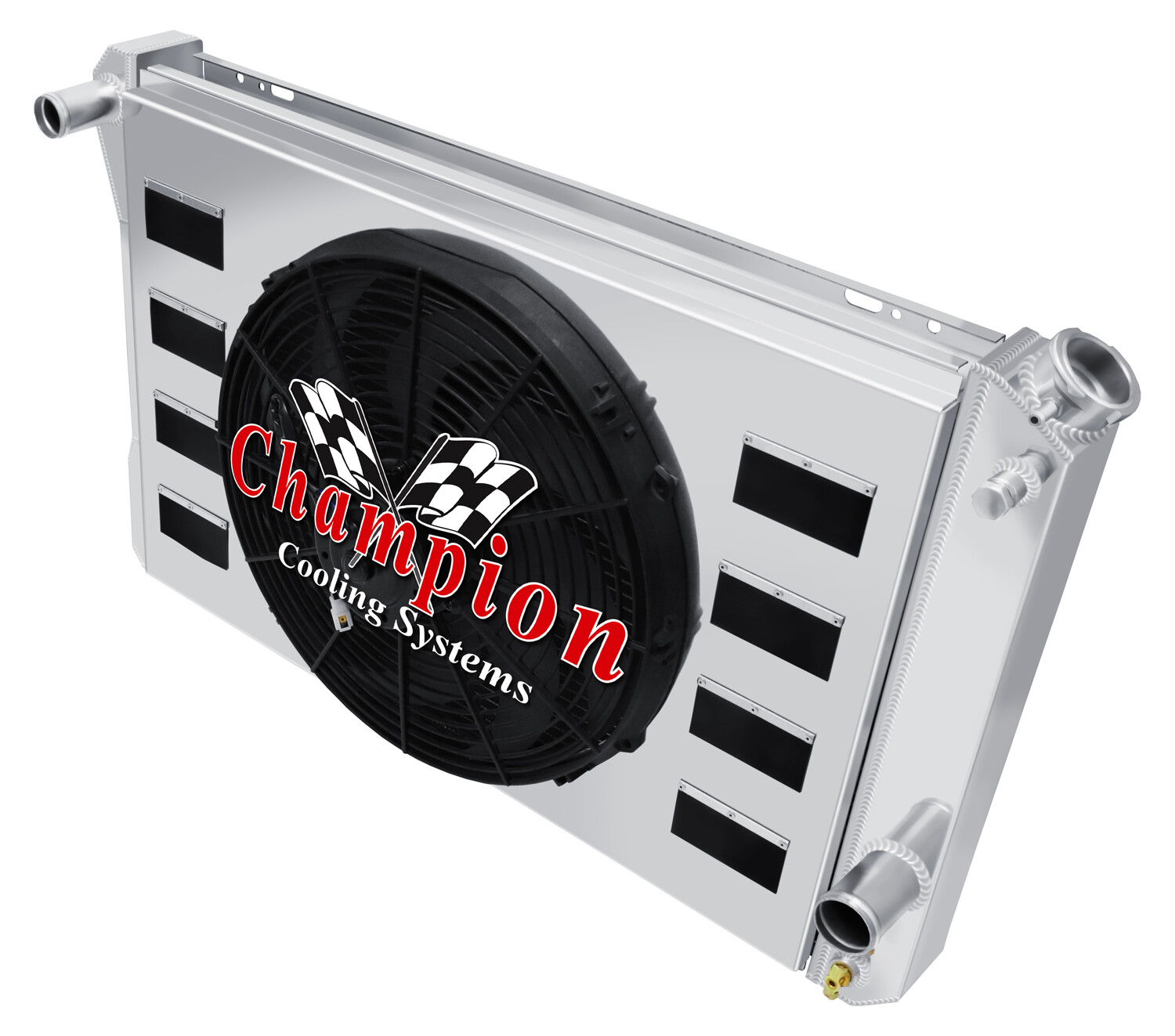 DR 3 Row Radiator,16" Fan,Shroud with Flaps-1982-1992 Camaro (Manual ...