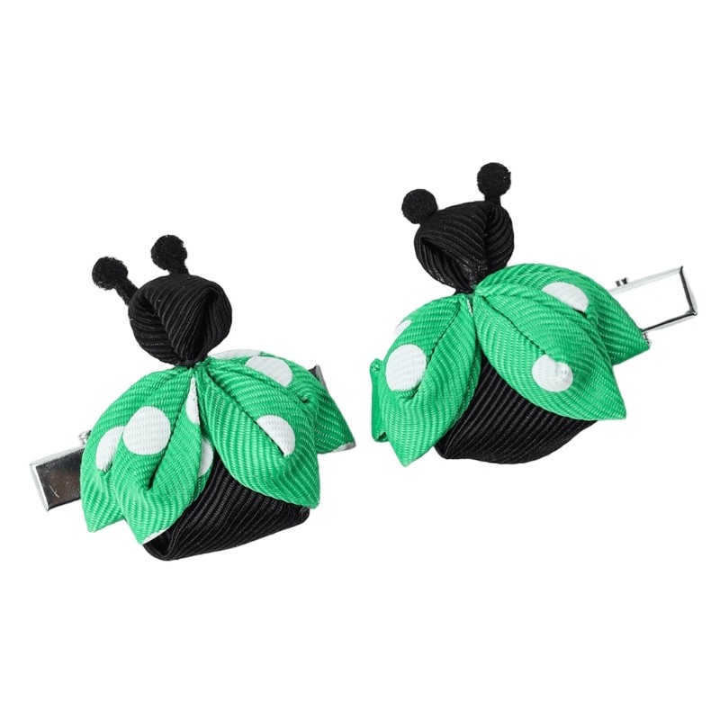 Sweet 2000s Girls Hairpins Colorful Ladybird Handmade Hairpins Cartoon ...
