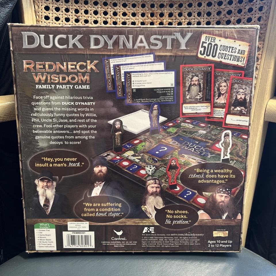 Duck Dynasty, Redneck Wisdom/Family Party Game, SEALED Broke See Pic ...